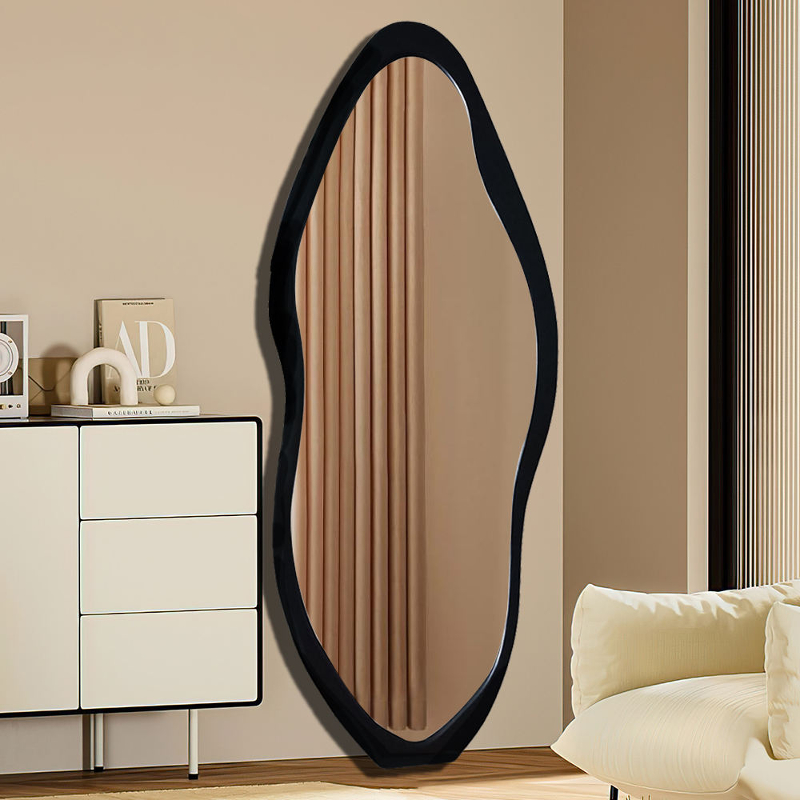 Irregular Shape Home Decor Mirror Wall Large Living Room Mirror Full ...