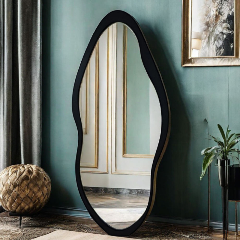 Irregular Shape Home Decor Mirror Wall Large Living Room Mirror Full ...