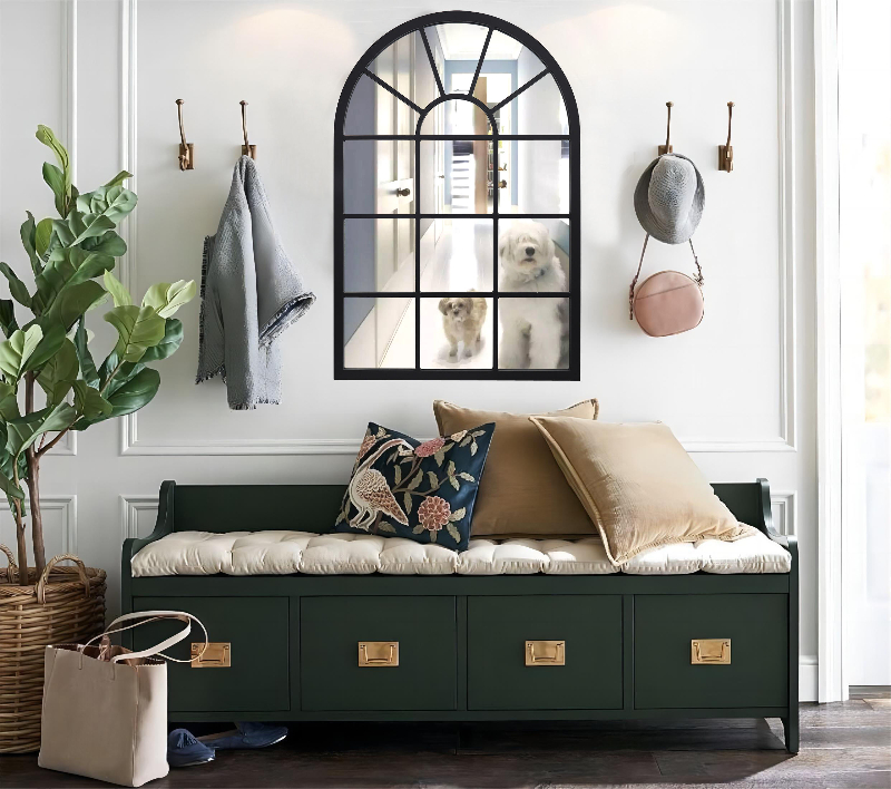 Wholesale Modern Room Design Mirror Black Decoration in Livingroom ...